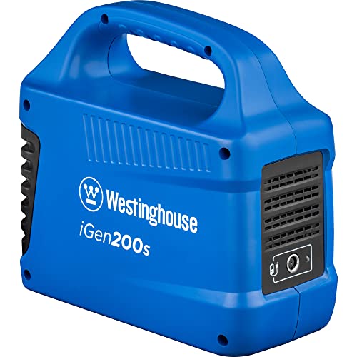 Westinghouse 194Wh 300 Peak Watt Portable Power Station and Solar Generator, Pure Sine Wave AC Outlet, Backup Lithium Battery for Camping, Home, Travel, Indoor/Outdoor Use (Solar Panel Not Included)