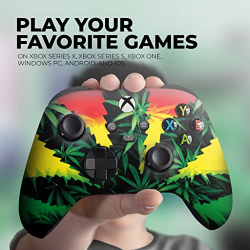 DreamController Original X-box Wireless Controller Special Edition Customized Compatible with X-box One S/X-box Series X/S & Windows 10 Made with Advanced HydroDip Print Technology(Not Just a Skin)