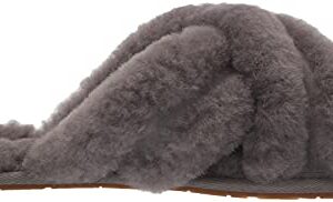 UGG Women's SCUFFITA Slipper, Charcoal, 8