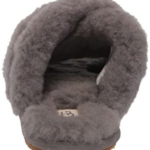 UGG Women's SCUFFITA Slipper, Charcoal, 8