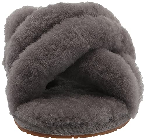 UGG Women's SCUFFITA Slipper, Charcoal, 8