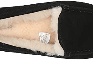 UGG Unisex-Child's Ascot Slipper, Black Suede, 1 M US