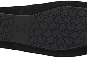 UGG Unisex-Child's Ascot Slipper, Black Suede, 1 M US