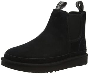 ugg men's neumel chelsea boot, black, size 10