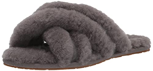 UGG Women's SCUFFITA Slipper, Charcoal, 9