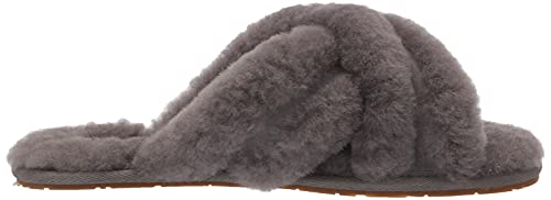 UGG Women's SCUFFITA Slipper, Charcoal, 9