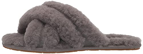 UGG Women's SCUFFITA Slipper, Charcoal, 9