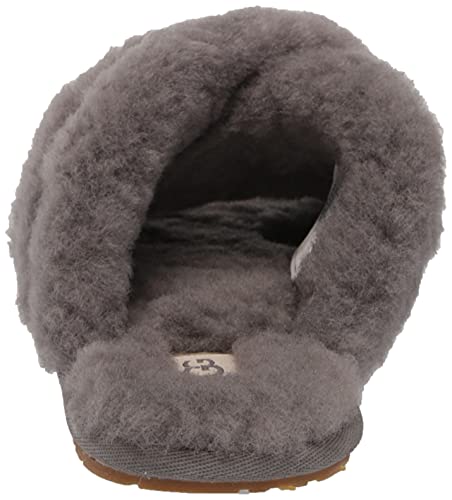 UGG Women's SCUFFITA Slipper, Charcoal, 9