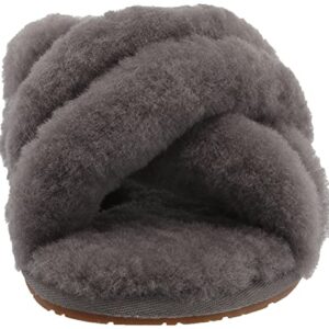 UGG Women's SCUFFITA Slipper, Charcoal, 9