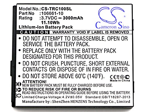 SHINEAR 3000mAh Battery Replacement for Trimble TDC100 Mapper 50 106661-20 106661-10 (3.7V)