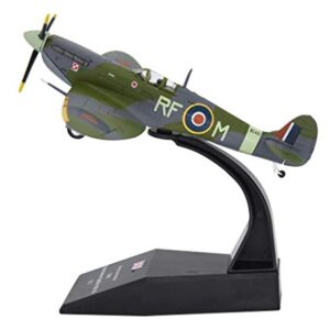 TANG DYNASTY(TM) 1:72 Supermarine Spitfire Fighter Attack Metal Plane Model, World War II Royal Air Force 1941, Military Airplane Model,Diecast Plane,for Collecting and Gift