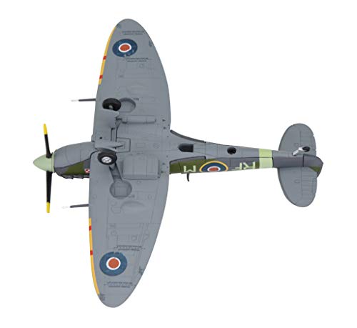 TANG DYNASTY(TM) 1:72 Supermarine Spitfire Fighter Attack Metal Plane Model, World War II Royal Air Force 1941, Military Airplane Model,Diecast Plane,for Collecting and Gift