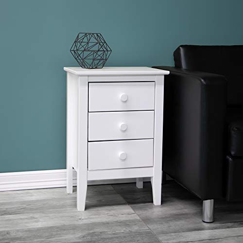 Adeptus Easy Pieces Nightstand, White