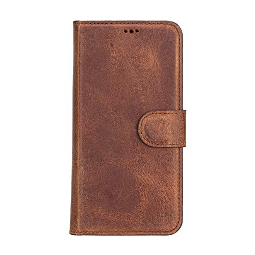 Custom compatible with iPhone 12 Pro Wallet Case Magnetic Detachable, Genuine Leather, 12, 12 Pro, 12 Pro MAX, 12 Mini, compatible with iPhone 11, 11 Pro, 11 Pro MAX, Handmade Genuine Leather