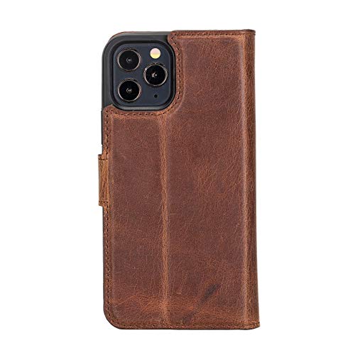 Custom compatible with iPhone 12 Pro Wallet Case Magnetic Detachable, Genuine Leather, 12, 12 Pro, 12 Pro MAX, 12 Mini, compatible with iPhone 11, 11 Pro, 11 Pro MAX, Handmade Genuine Leather