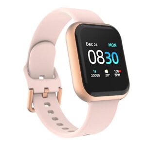 itouch air 3 smartwatch fitness tracker with heart rate tracker, step counter, notifications, sleep monitor for men women