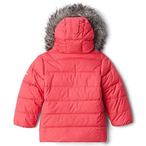 Columbia Youth Girls Arctic Blast Jacket, Bright Geranium/Pink Orchid, Large