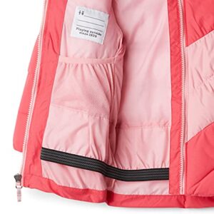 Columbia Youth Girls Arctic Blast Jacket, Bright Geranium/Pink Orchid, Large