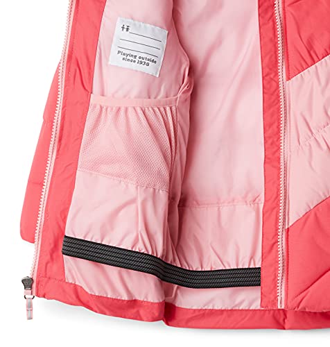 Columbia Youth Girls Arctic Blast Jacket, Bright Geranium/Pink Orchid, Large