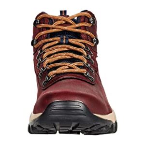 Columbia Men's Newton Ridge Plus II Waterproof Hiking Shoe, Madder Brown/Collegiate Navy, 9.5