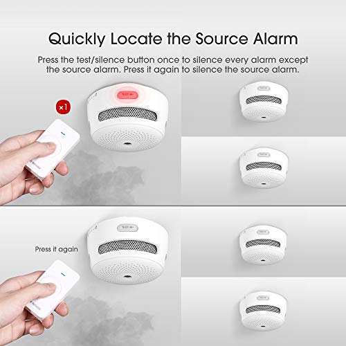 X-Sense Remote Controller RC01 for X-Sense Link+ Wireless Smoke & Carbon Monoxide Detector Alarms (1-Pack)