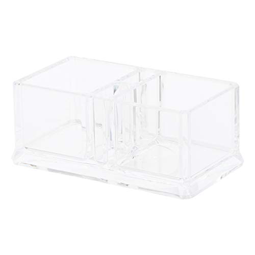 Hemoton Acrylic Condiment Containers Tea Caddy Holder Storage Bin Box Countertop Organizer Storage Station for Beverage Tea Bags Sweetener Coffee Sugar Packets Creamers Drink Pods