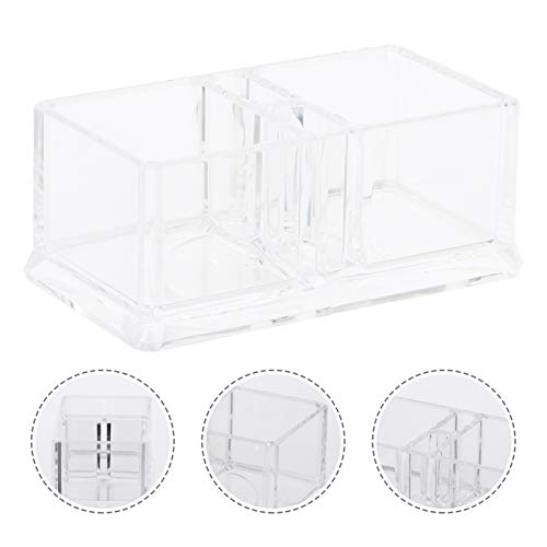 Hemoton Acrylic Condiment Containers Tea Caddy Holder Storage Bin Box Countertop Organizer Storage Station for Beverage Tea Bags Sweetener Coffee Sugar Packets Creamers Drink Pods