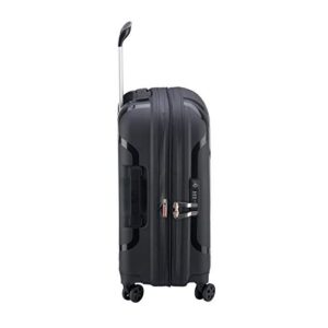 DELSEY Paris Clavel Hardside Expandable Luggage with Spinner Wheels, Black, Carry-On 19 Inch