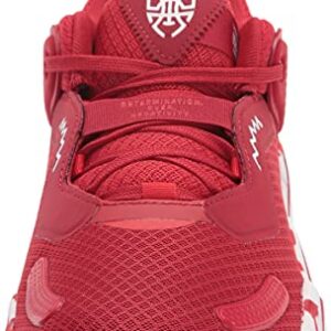 adidas Unisex D.O.N. Issue 3 Basketball Shoe, Team Power Red/White/Vivid Red, 9.5 US Men