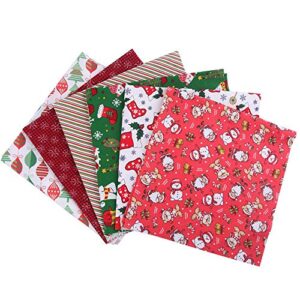 moonyli christmas theme craft cotton fabric bundle patchwork diy craft quilting precut squares fabric scraps printed floral fabric patchwork precut snowflakes fabric diy