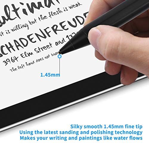 Stylus Pens for Dell 2 in 1 Laptop Pencil, Evach Capacitive High Sensitivity Digital Pencil with 1.5mm Ultra Fine Tip Stylus Pencil for Dell 2 in 1 Laptop Pen, Black