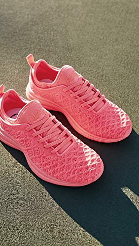 APL: Athletic Propulsion Labs Women's Techloom Phantom Sneakers, Magenta, Pink, 7 Medium US