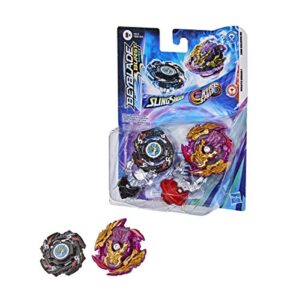 BEYBLADE Burst Surge Dual Collection Pack Hypersphere Zone Balkesh B5 and Slingshock Wraith Driger F Battling Game Top Toys