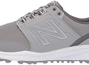 New Balance Men's Breeze v2 Golf Shoe, Grey, 9.5 X-Wide