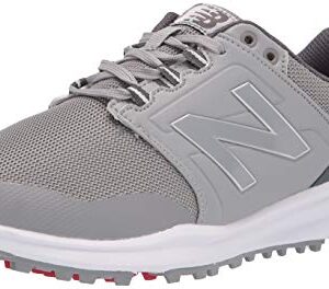 New Balance Men's Breeze v2 Golf Shoe, Grey, 9.5 X-Wide