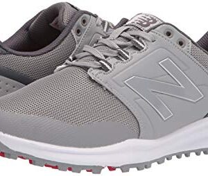 New Balance Men's Breeze v2 Golf Shoe, Grey, 9.5 X-Wide