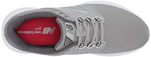 New Balance Men's Breeze v2 Golf Shoe, Grey, 9.5 X-Wide