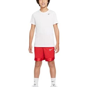 Nike Boy's Dry Shorts Elite Stripe (Little Kids/Big Kids) University Red/White LG (14-16 Big Kid)