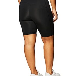 Nike Women's Pro 8 Training Shorts, Black/White, Medium