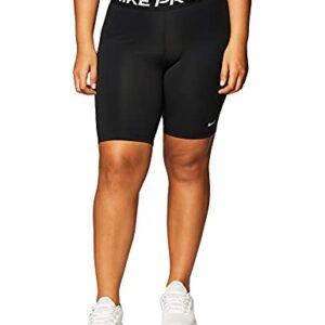 Nike Women's Pro 8 Training Shorts, Black/White, Medium