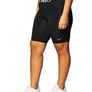 Nike Women's Pro 8 Training Shorts, Black/White, Medium