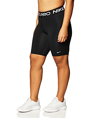 Nike Women's Pro 8 Training Shorts, Black/White, Medium