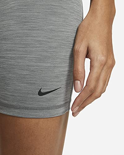 Nike Pro 365 Women's High-Rise 7" Shorts (Smoke Grey/Heather/Black/Black, MD 7)