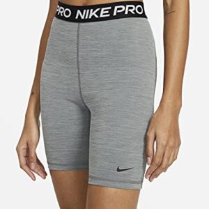 Nike Pro 365 Women's High-Rise 7" Shorts (Smoke Grey/Heather/Black/Black, MD 7)