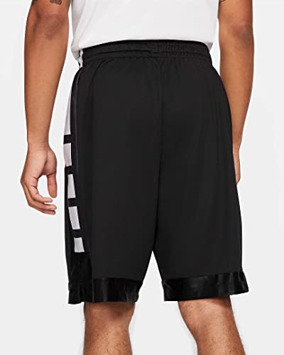 Nike Dri-FIT Elite Stripe Men's Basketball Shorts CV1748-010 (Black/Black), Medium