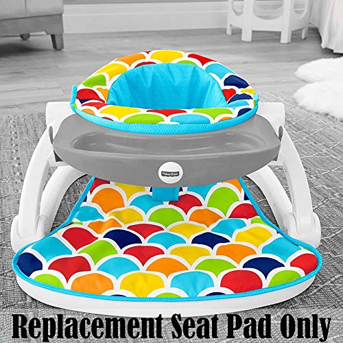 Replacement Pad for Fisher-Price Sit-Me-Up Baby Set - DRH80 ~ Happy Hills Print ~ Replacement Seat Pad