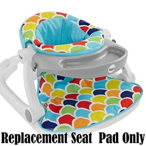 Replacement Pad for Fisher-Price Sit-Me-Up Baby Set - DRH80 ~ Happy Hills Print ~ Replacement Seat Pad