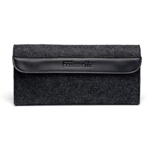 traveler sleeve for freewrite traveler, protective felt & leather sleeve with soft, non scratch lining