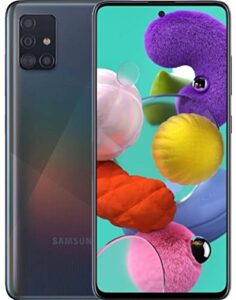 samsung galaxy a51 5g | a516u | 128gb | single sim | gsm unlocked | android smartphone | black (renewed)