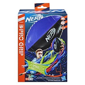 NERF Pro Grip Football, Blue, Classic Foam Ball, Easy to Catch & Throw, Balls for Kids, Kids Sports Toys